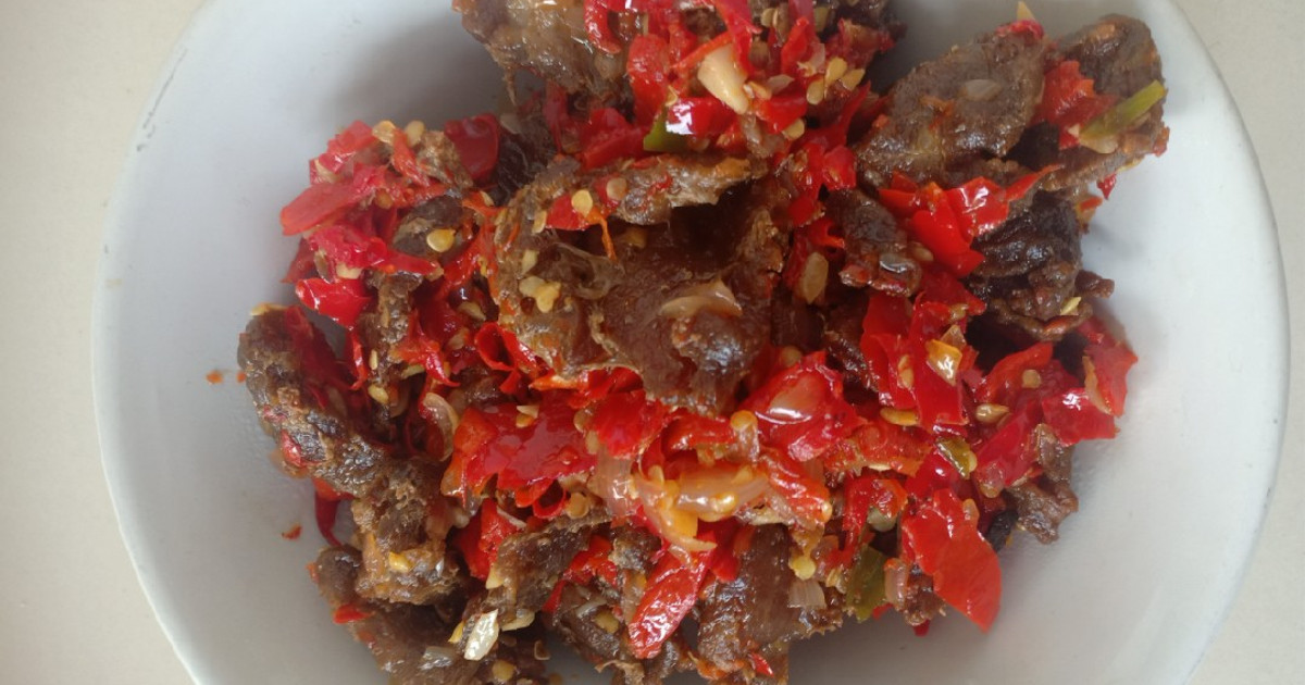 Resep Dendeng Balado Basah oleh Ny. Helmi A - Cookpad