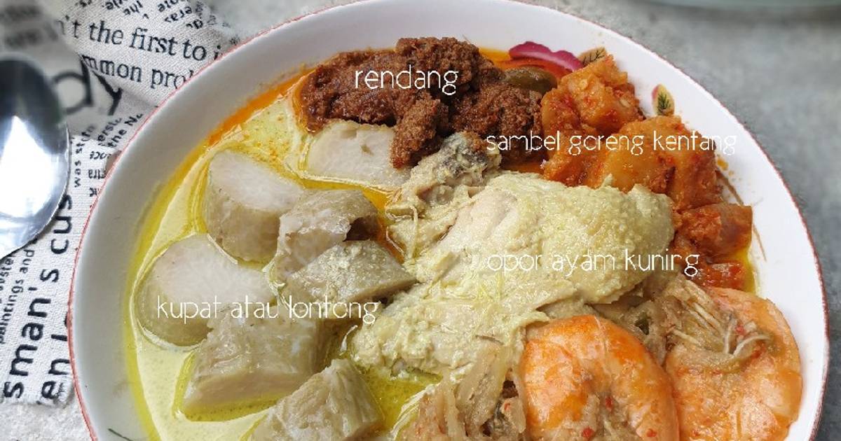 8 resep ketupat opor daging enak dan mudah - Cookpad