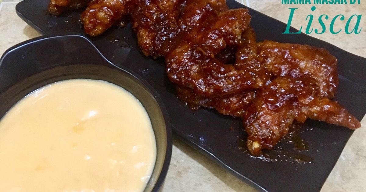 Resep Fire Chicken Wings & Saos Keju oleh Mama Masak by Lisca👩🏼‍🍳 - Cookpad