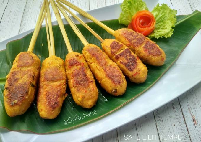 Resep Sate Lilit Tempe oleh Syifa_hana - Cookpad