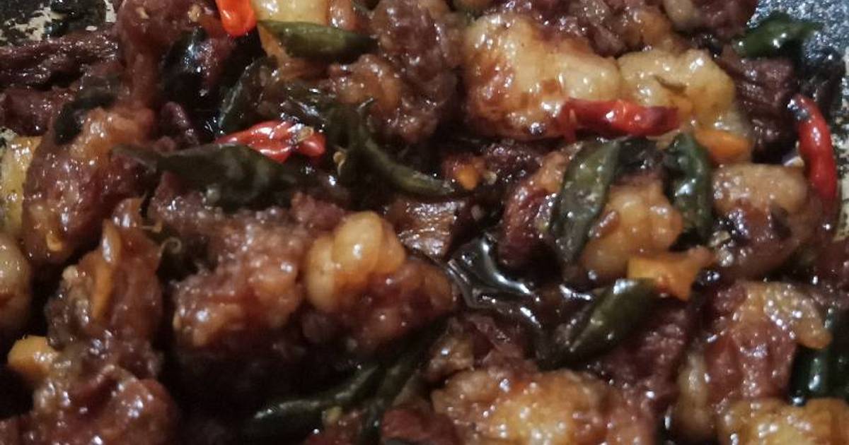 Resep Oseng pedas jando sapi simple enakkkk oleh Riamont - Cookpad