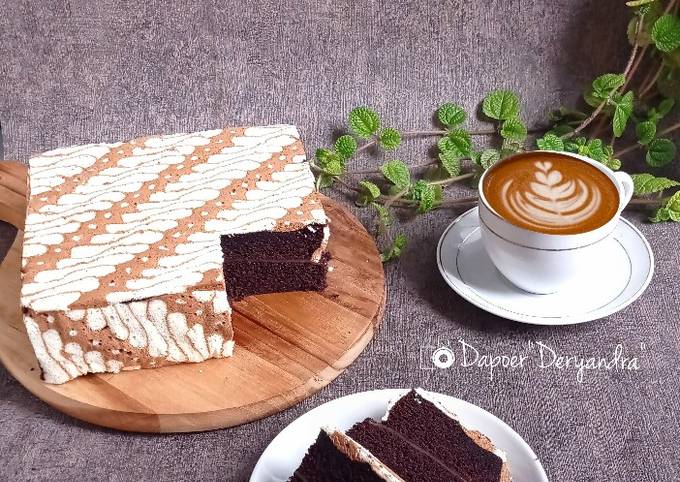 Resep Brownies Batik Ketan Hitam oleh Febry Caturia - Cookpad