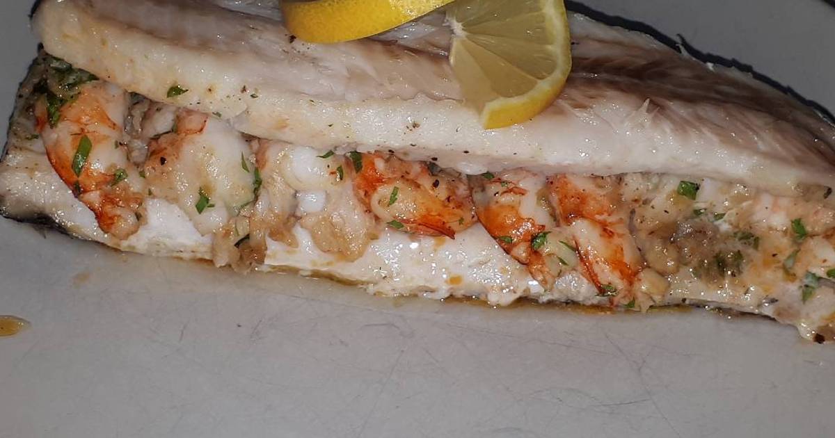 Filete de pescado relleno de mariscos - 22 recetas caseras- Cookpad
