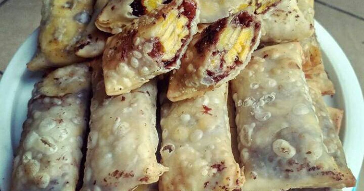 Resep Piscok Keju Pangsit oleh Nona Nono (Fano Vyati Art) - Cookpad