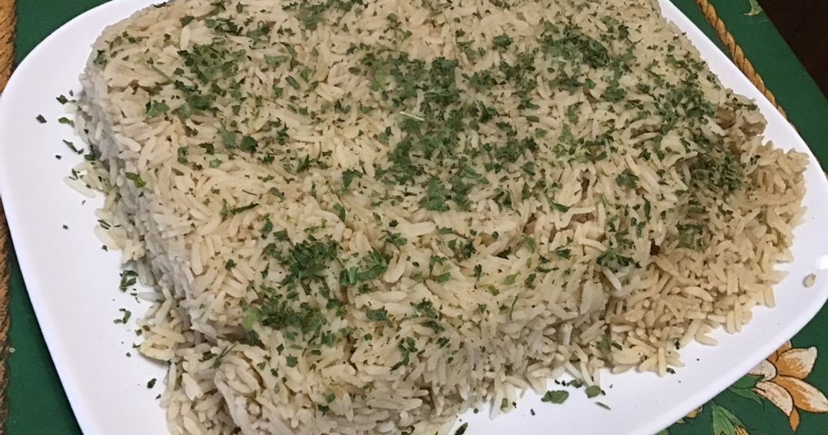 Riz Complet Au Bouillon De Chapon, Sauce Mozzarella Et Coriandre de ...