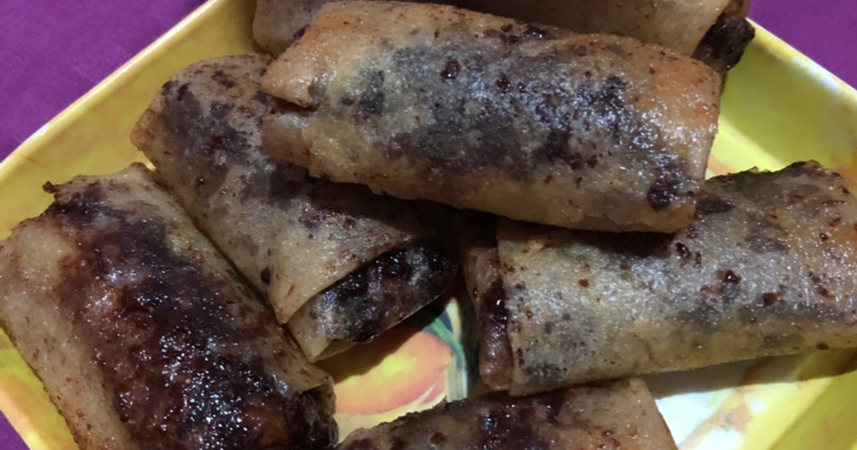 Resep Lumpia Pisang Lumer Ovomaltine oleh margaretha febby - Cookpad