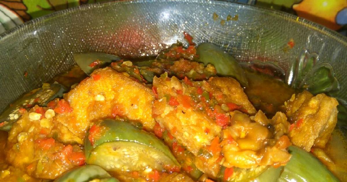 Resep Tumis pedas terong ijo oleh Dapoer_mamalubna - Cookpad