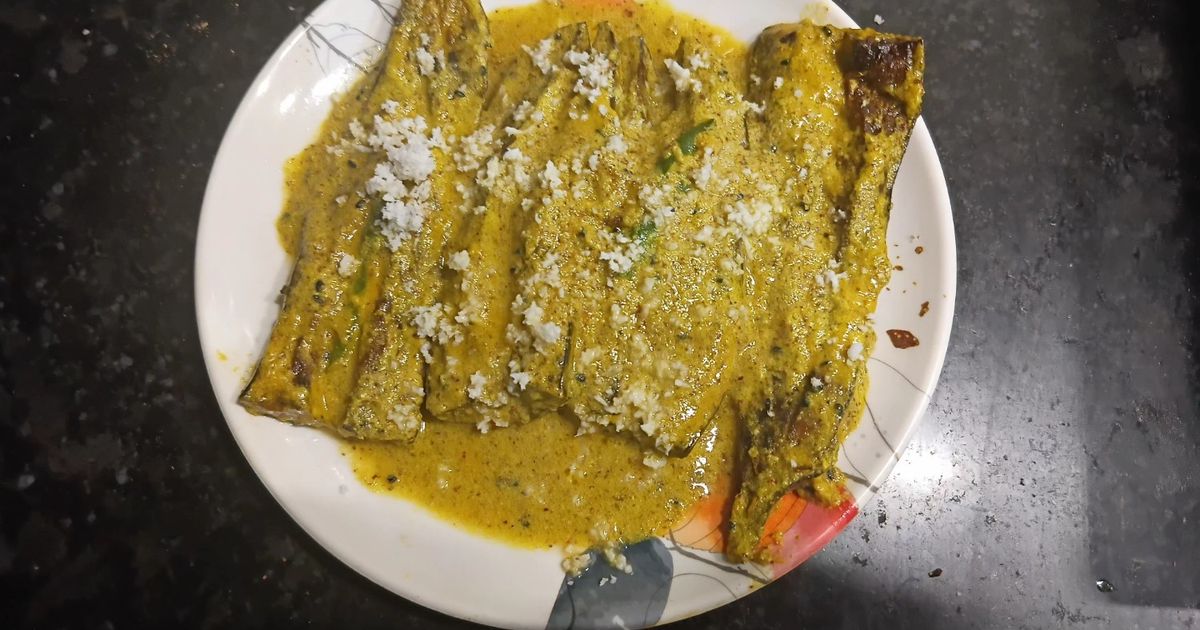 Begun (Baingan) Basanti My First Bengali Side Dish For Lunch Of 2026 ...