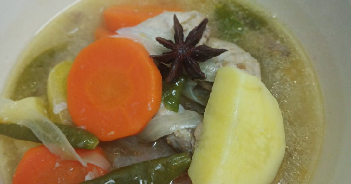 Resep Sup Leher Ayam Rempah Sedapp oleh Puspa Galih - Cookpad