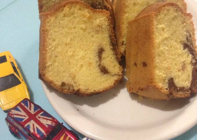 Resep Marmer Cake oleh mamajojo - Cookpad