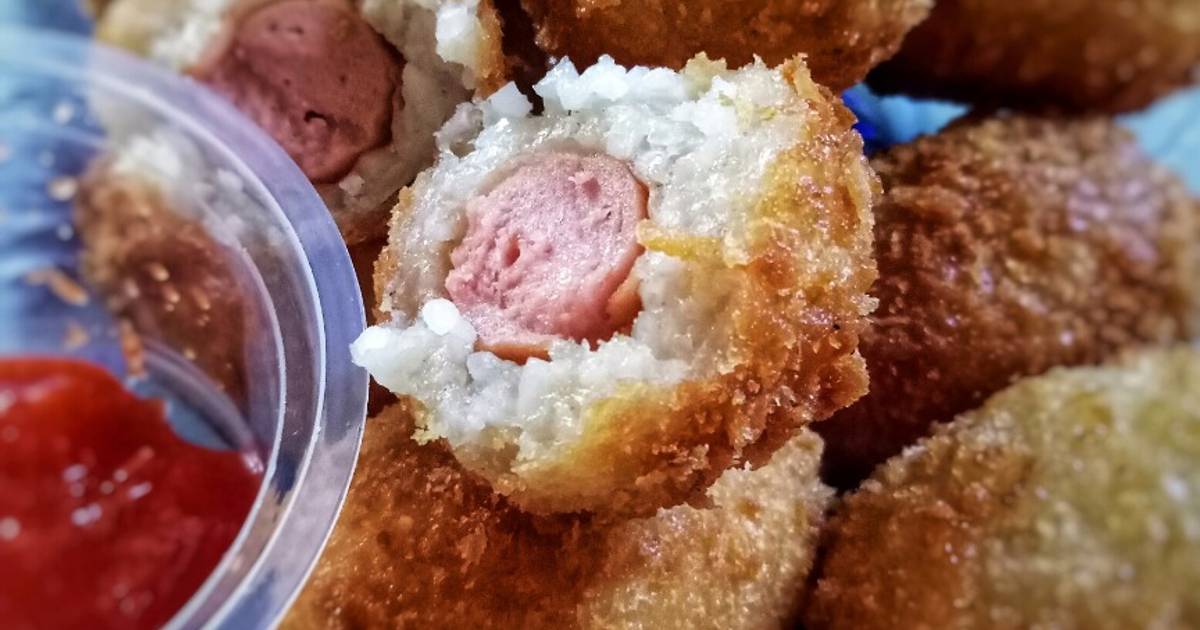 82 resep nugget nasi isi sosis enak dan mudah - Cookpad
