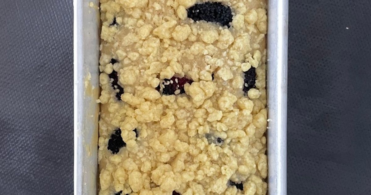 Resep Murbey/Mulberry Crumble Cake oleh Nila Sri - Cookpad
