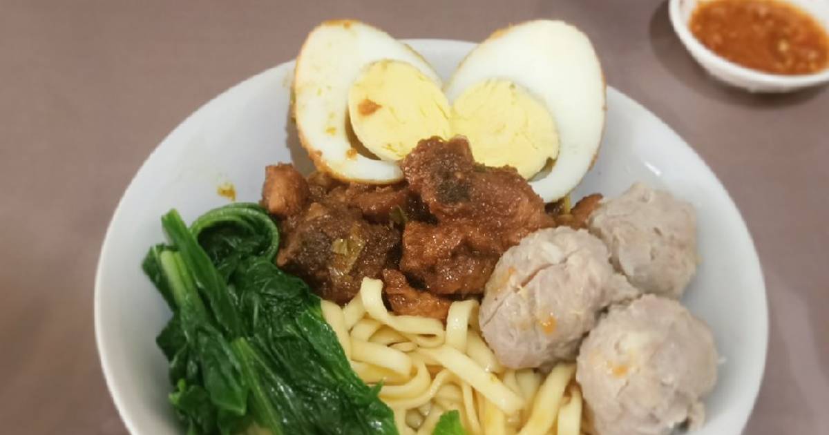 Resep Mie Ayam Bakso oleh Shakira_Kitchen - Cookpad