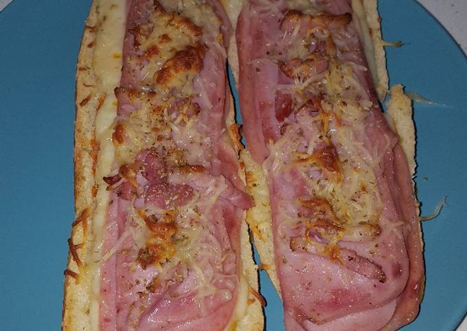 Panini de jamón york queso y bacon Receta de Alfonso Villar- Cookpad