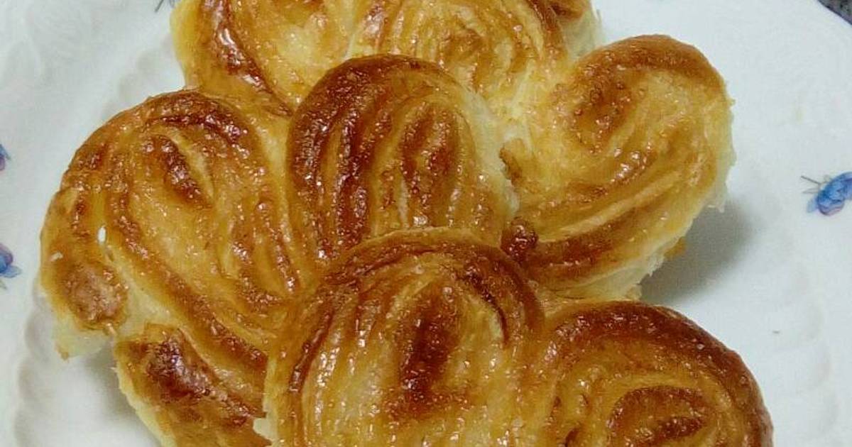 Palmeras de hojaldre Receta de Paula Candez- Cookpad