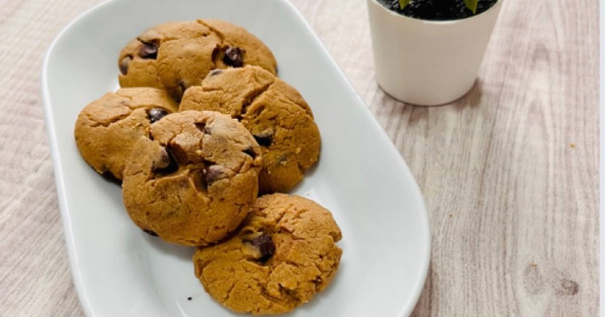 Resep 138. Microwave Choco Chips Cookies oleh Juliana Tendeas - Cookpad