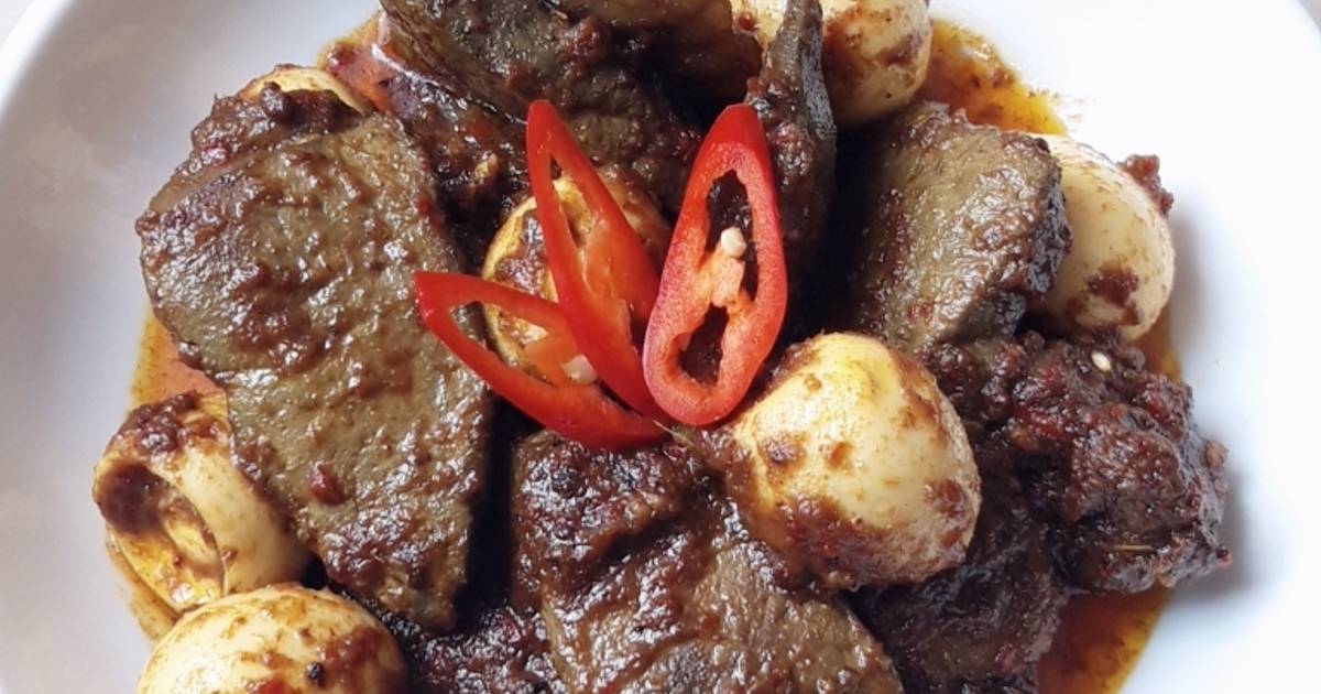 Resep Rendang hati sapi telur puyuh (keto friendly) oleh flower_angel27 ...