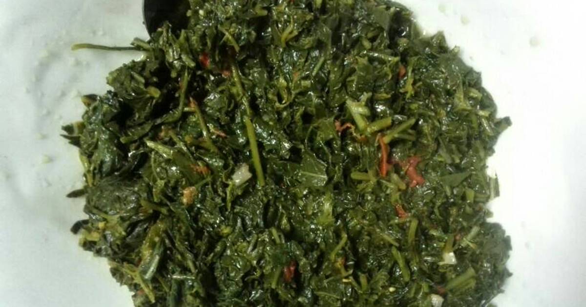 Fried Managu Recipe by Mary Ademba - Cookpad