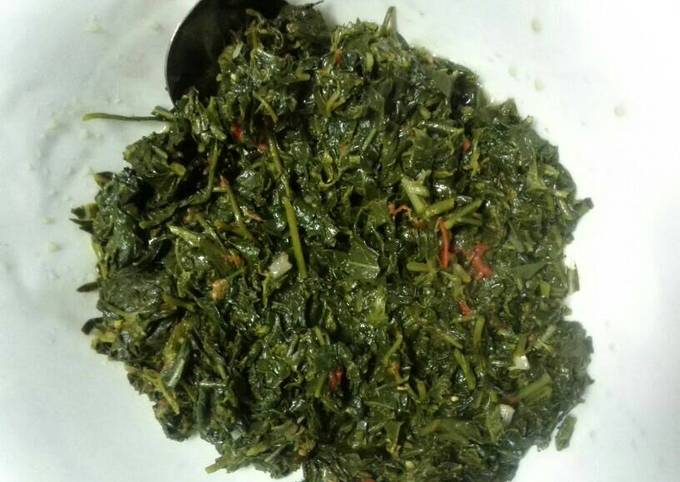 Fried Managu Recipe by Mary Ademba - Cookpad