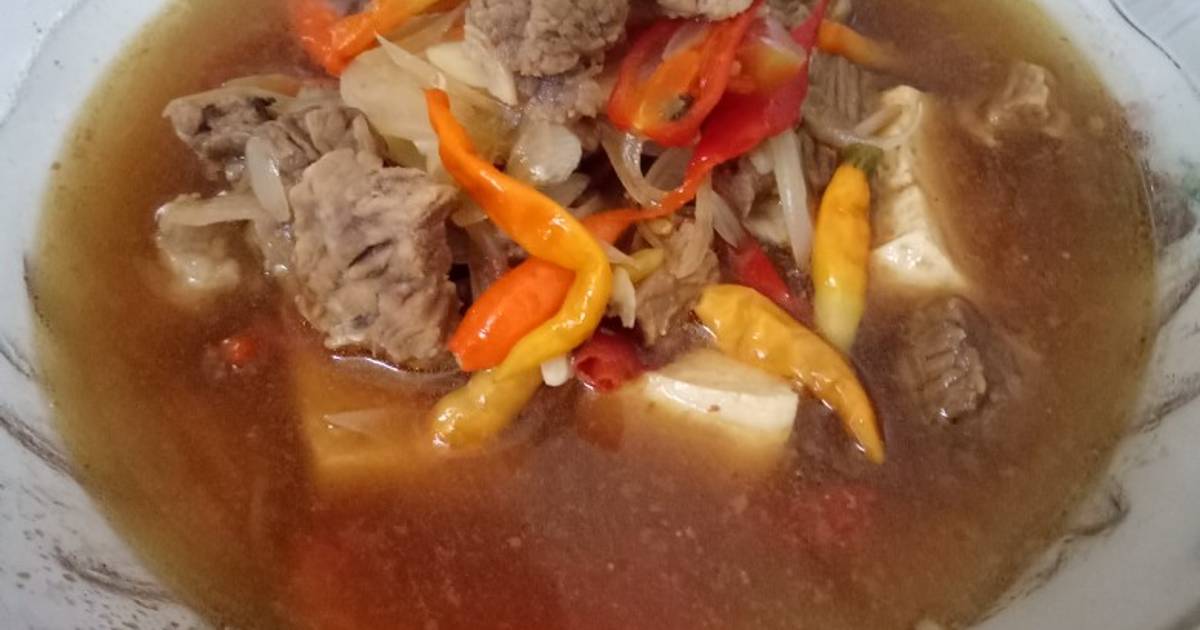 Resep Asem-asem daging dan Tahu oleh Renny Restanty - Cookpad
