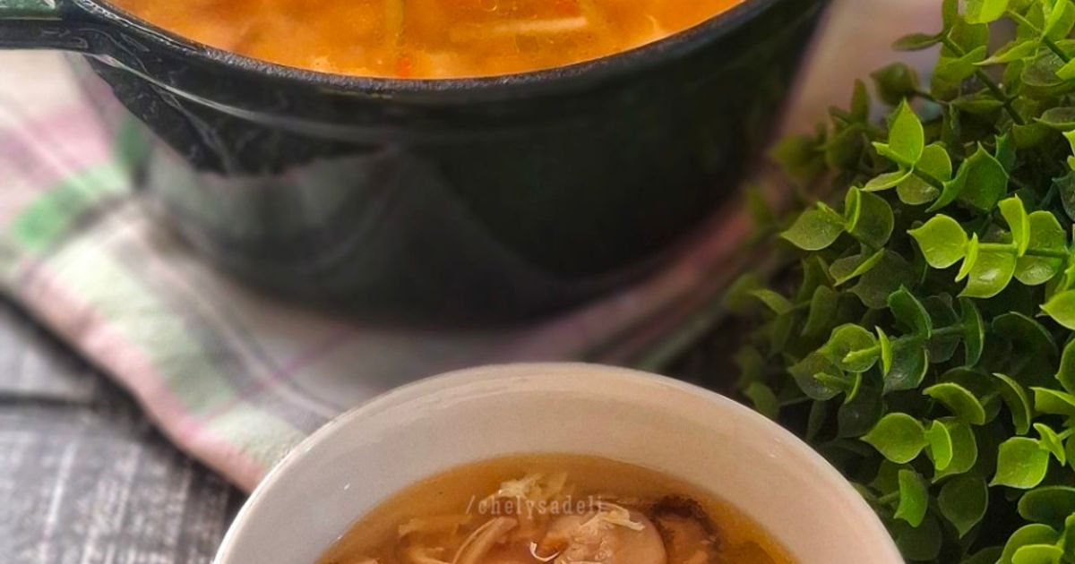 Resep sup tomat telur jamur tiram rumahan enak dan mudah - Cookpad