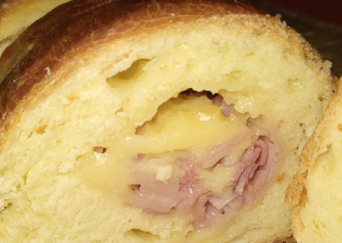 Rosca De Jamón Y Queso Sencilla Receta De Yanira Rodríguez Cookpad