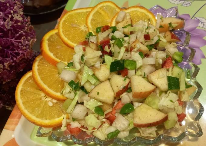 Mix salad 🥗 Recipe by Faiza Ali - Cookpad