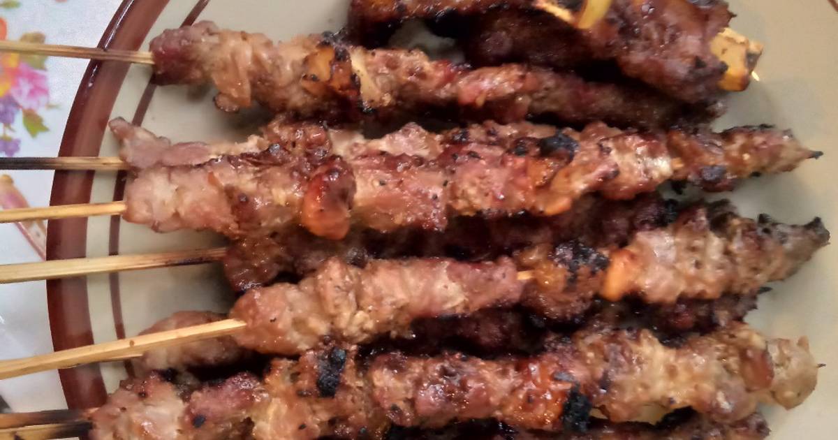 Resep Sate Sapi Bumbu Kacang oleh Retna - Cookpad