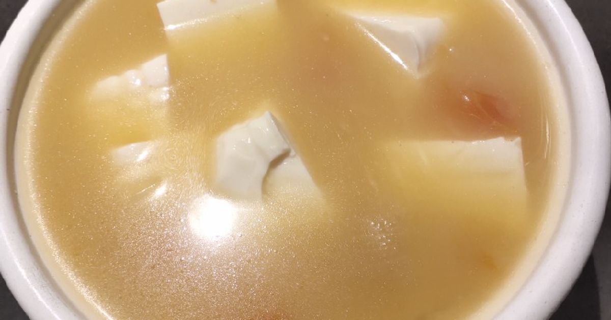 Tofu Soup Recipe By Meme