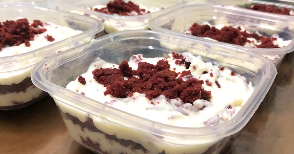 23 resep red velvet dessert box enak dan sederhana ala rumahan - Cookpad