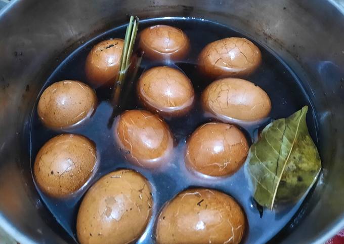 Resep Telur Teh (Telur Kesehatan) oleh Khezia Metta - Cookpad