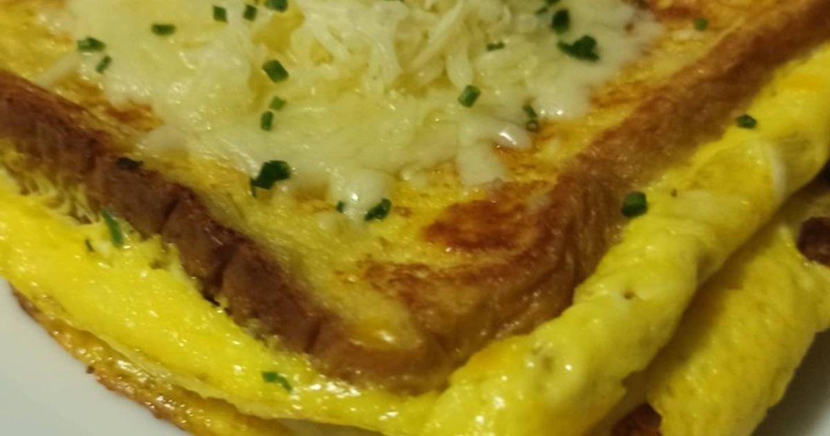 French Style Omelette Toast Recipe by Βασιλεία