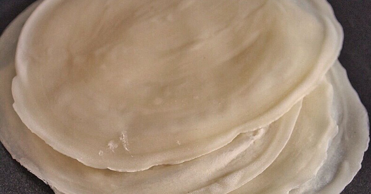 How To Make Spring Roll Wrappers At Home With A Simplified Method ...
