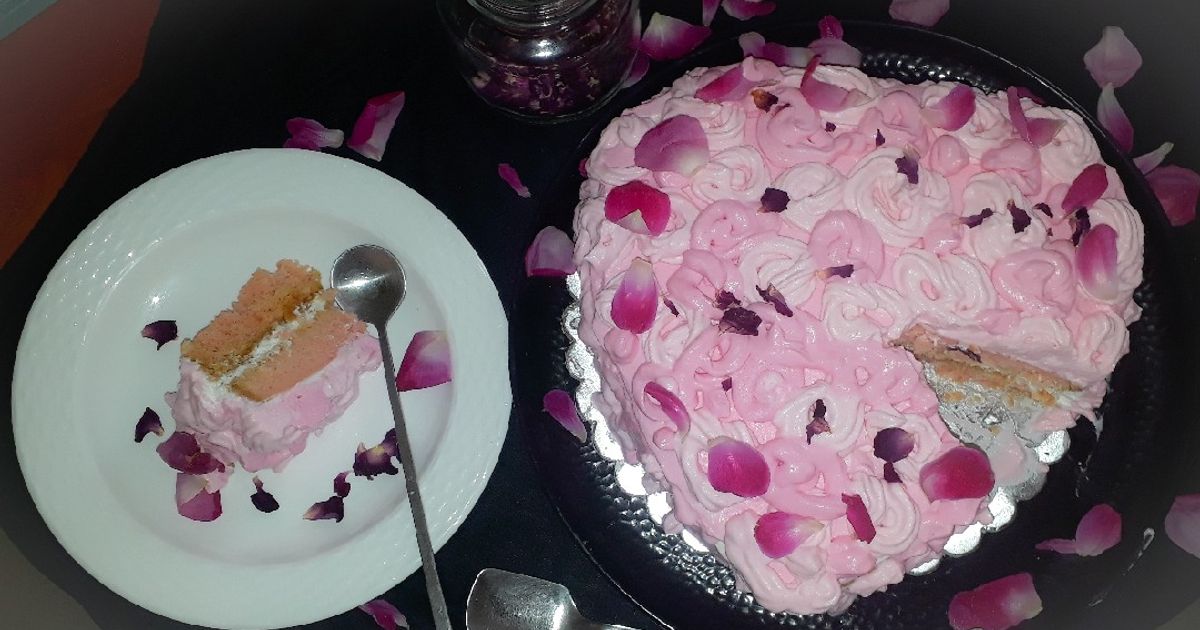 Heart Shaped Rose Ice Cream Cake Recipe by bhuvana Cooking kitchen ...