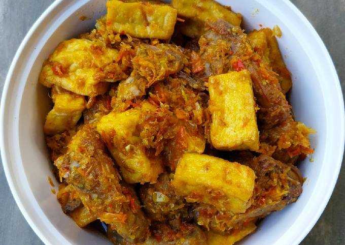 Resep 04 ☆ Ayam tahu balado pedas gila ☆ oleh Shui Chim - Cookpad