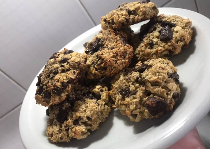 Galletitas fit de Banana y Avena Receta de Kiara fava- Cookpad