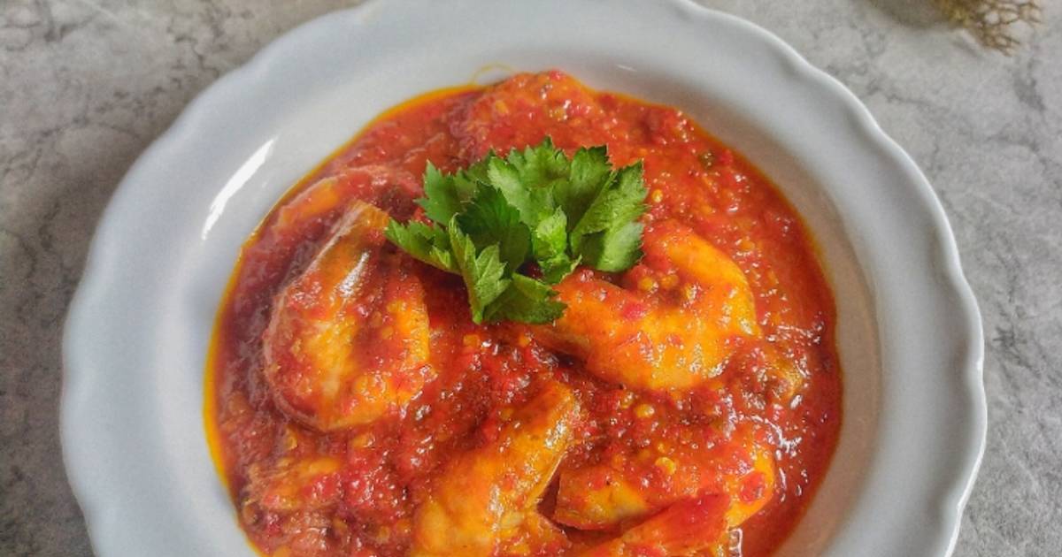 Resep Udang Balado (Udang Sambal) oleh Rara Baabud - Cookpad
