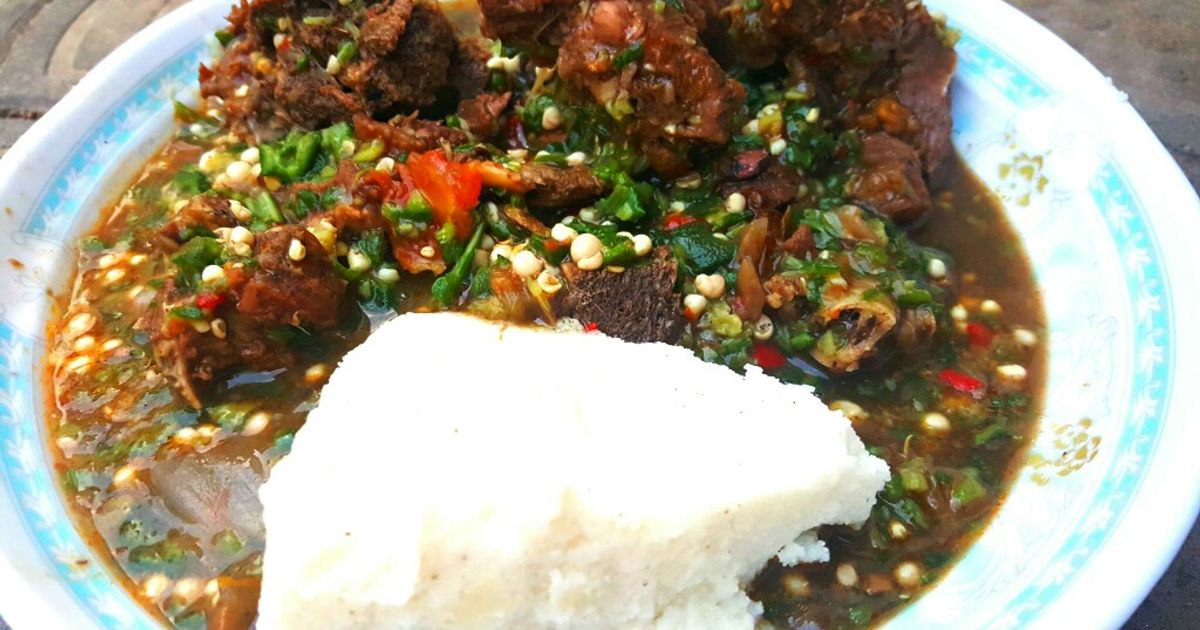 Raw Okra Soup Recipe by Maimuna Zarewa - Cookpad