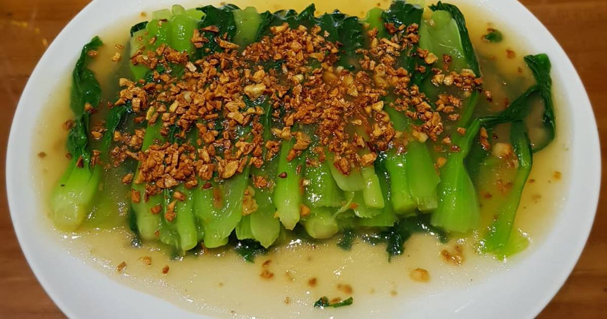 Resep Pokcay garlik ala resto oleh Murtopingah - Cookpad
