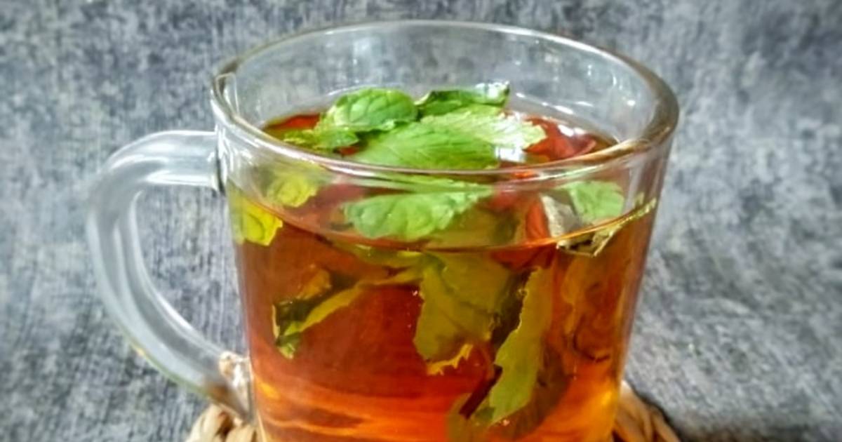 Resep Teh Daun Mint oleh Desriayu - Cookpad
