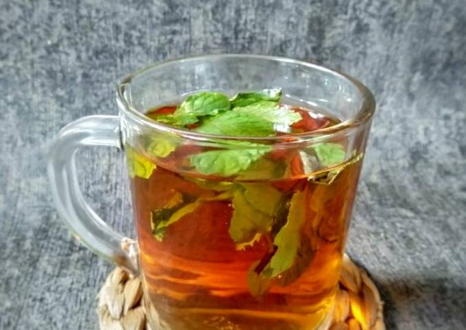 Resep Teh Daun Mint oleh Desriayu - Cookpad