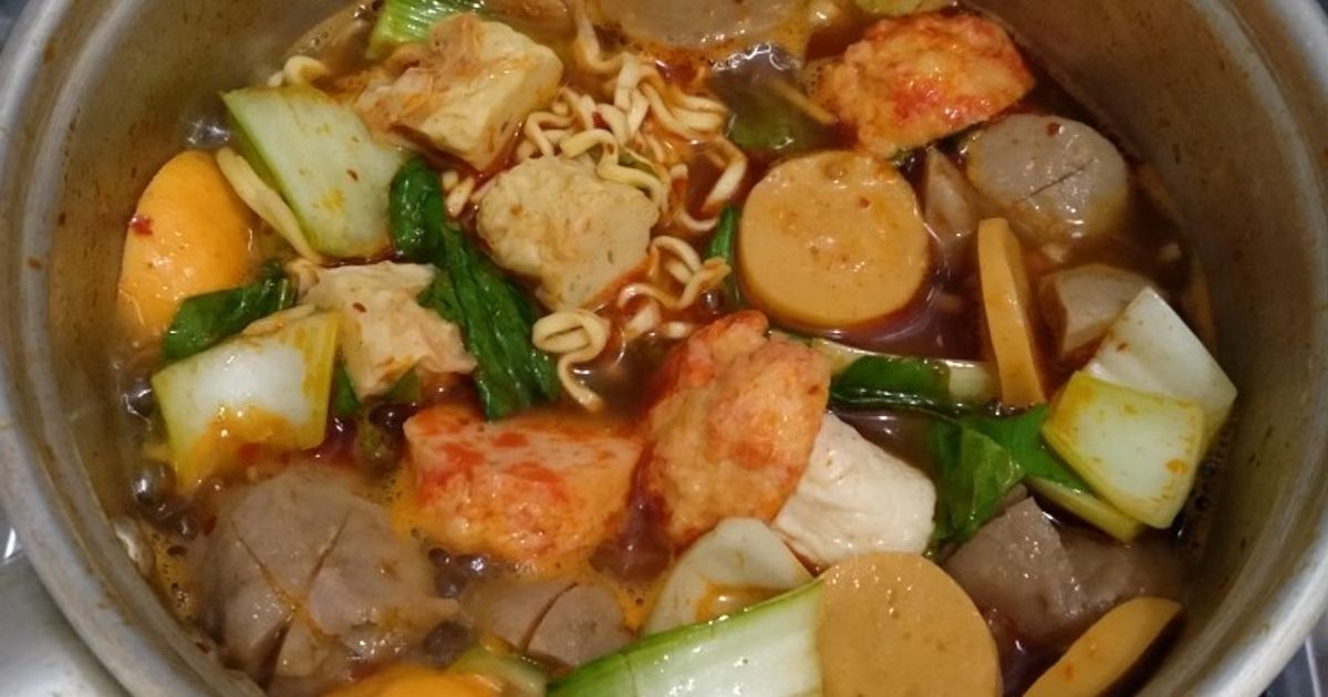 Resep hot pot tom yum bumbu instan rumahan enak dan mudah - Cookpad