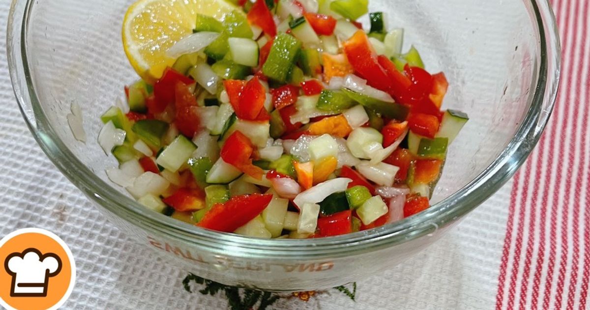 Resipi 👩‍🍳Salad Timun & Lada Benggala🥗 oleh Mahadiah - Cookpad