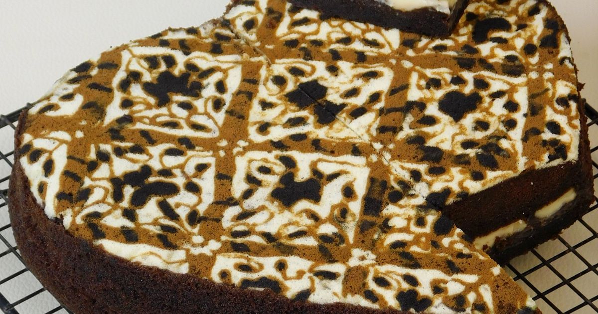 Resep Brownies Batik Keju Lumer oleh desmawati kuretangin - Cookpad