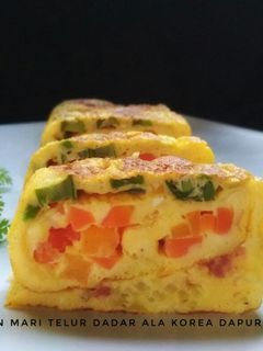 Resep Gyeran Mari (계란말이) Telur Dadar Ala Korea oleh Wina Septiani - Cookpad