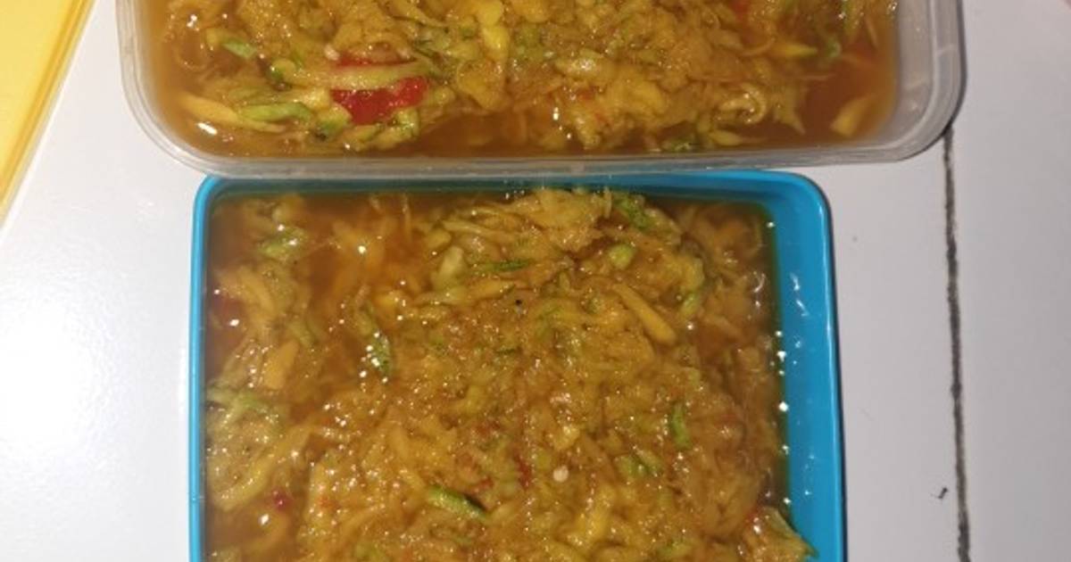 Resep Rujak mangga serut endul oleh Vhannyrhascya - Cookpad