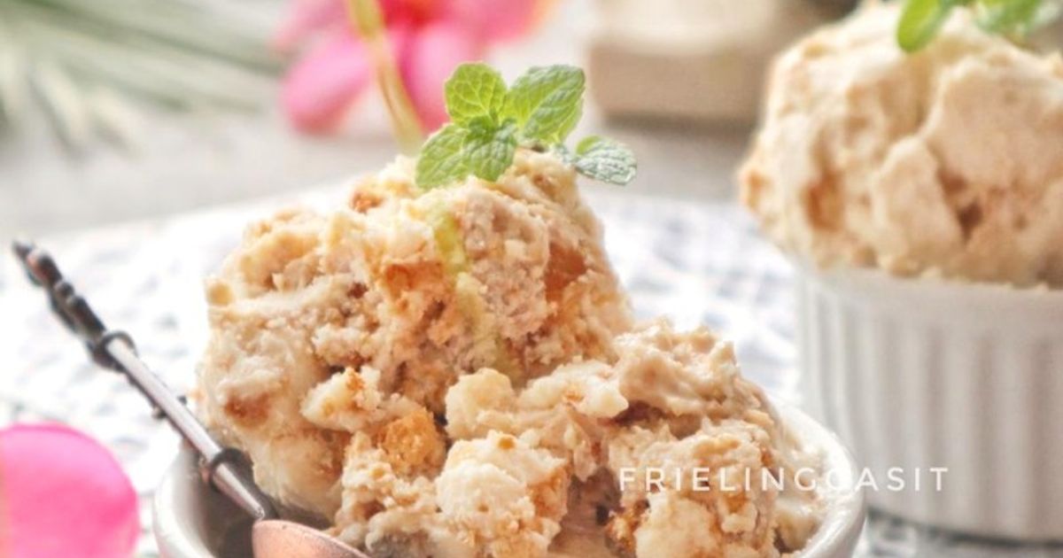 Resep Es Cream Teh Tarik Dg Biscuit Crumbs oleh Frielingga Sit - Cookpad