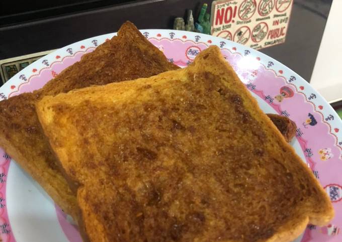 Resep Roti Tawar Panggang Kayu Manis oleh fitria fifakila - Cookpad