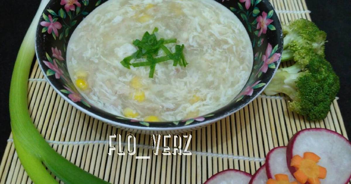 Resep Sup Asparagus / Sup Jagung Ayam oleh flo_verz - Cookpad