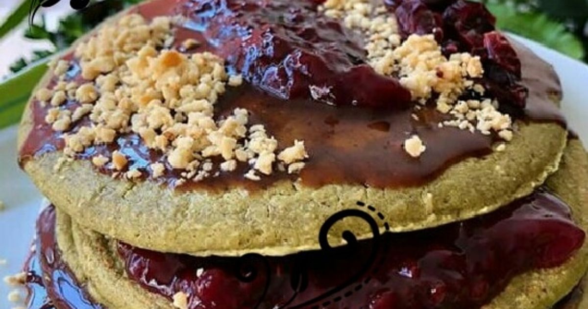 hot cakes matcha - 9 recetas caseras- Cookpad